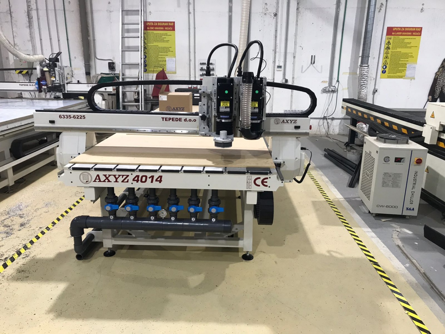 Instalacija AXYZ CNC routera | TEPEDE